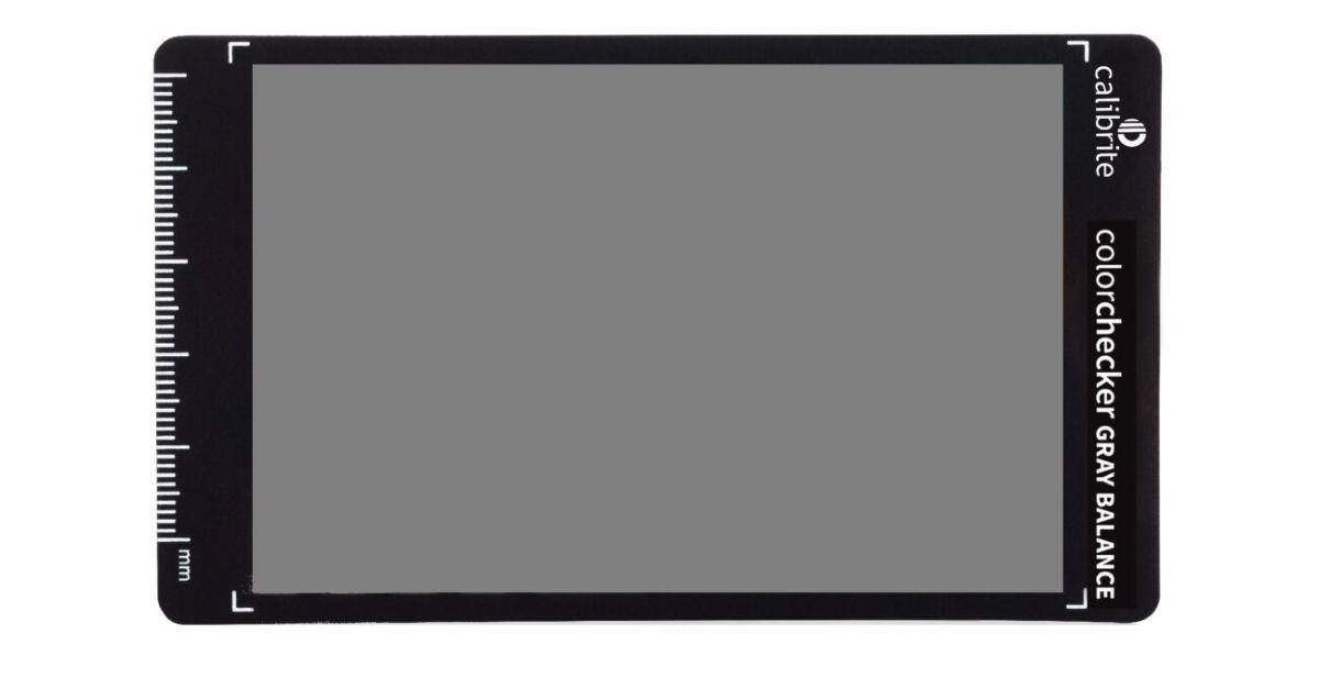 Calibrite ColorChecker Grey Balance mini - 18% Gray - (63.5 x 109.0mm ...