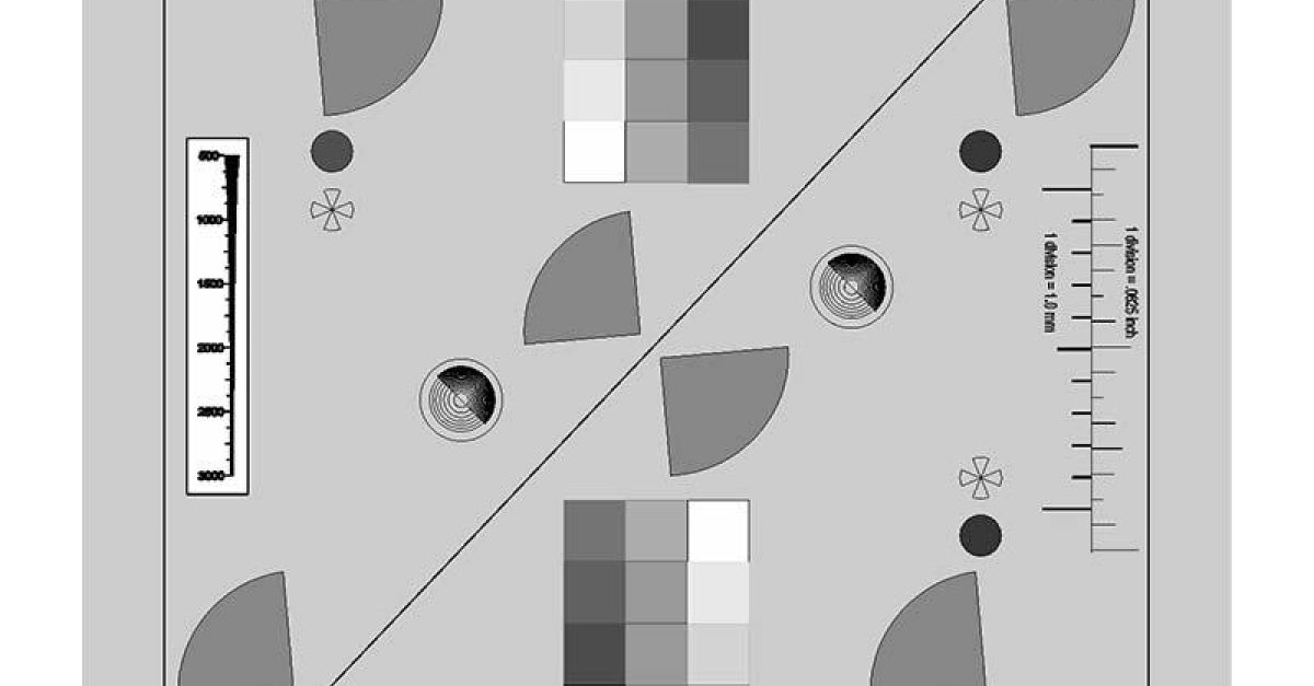 ISA Standard Format Transmissive Film Target - 120 / 6cm - Specular