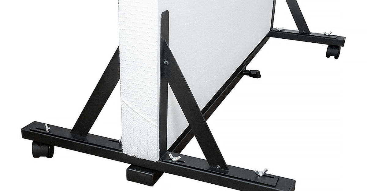 KUPO KCP-619 Foamcore / Polyboard holder with wheels - Specular