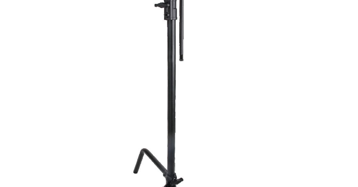 KUPO CS-20MKB C-Stand 20” w/ Sliding Leg Kit inc. Grip Arm & Grip Head - Black - Specular