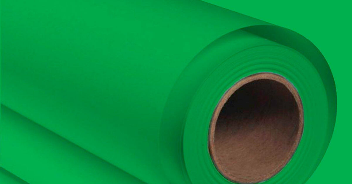 Superior 54 Stinger Green Background Paper Roll 2.72m x 11m (Chroma Key ...