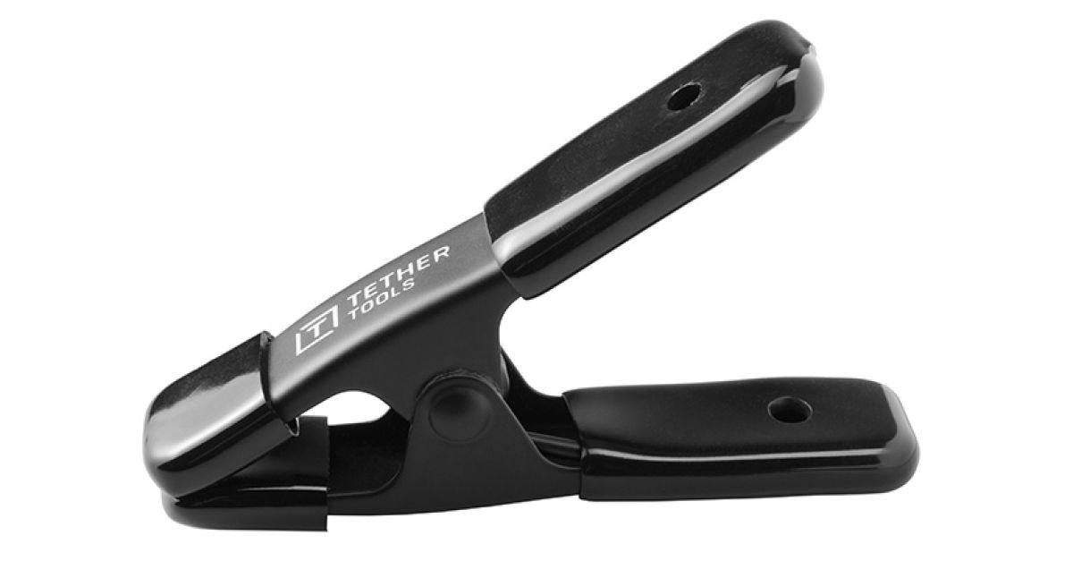 Tether Tools Rock Solid A Spring Clamp 100mm (1” opening) - Black ...