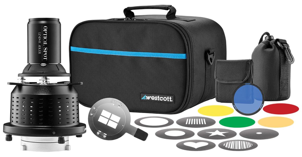 Westcott Optical Spot with Profoto Mount - includes Gobo and Gel ...