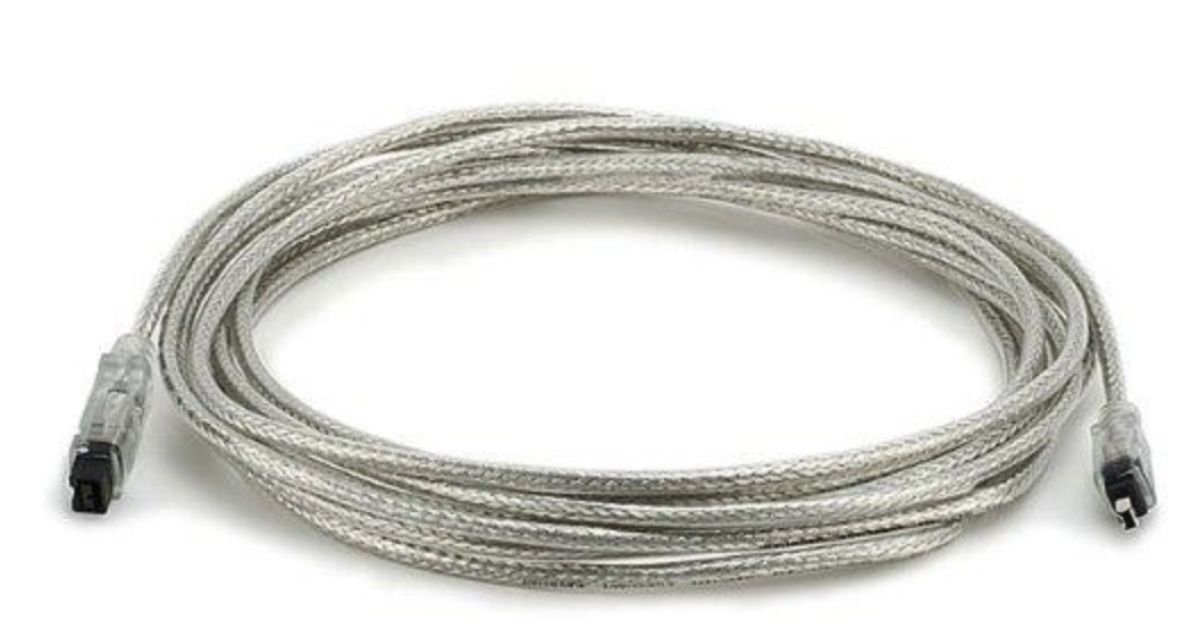 PQ FireWire 9-Pin to 4-Pin Interconnect Cable - 5m - Clear - Specular