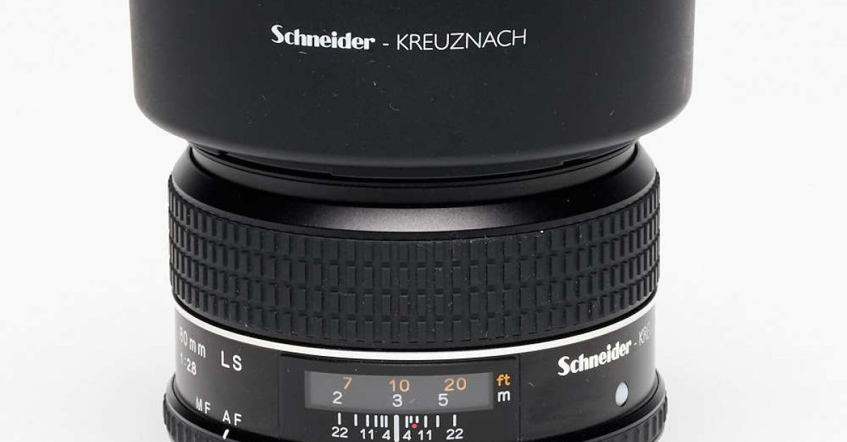 Lens - Mamiya Schneider-Kreuznach 80mm f2.8 AF Leaf Shutter Lens - Specular