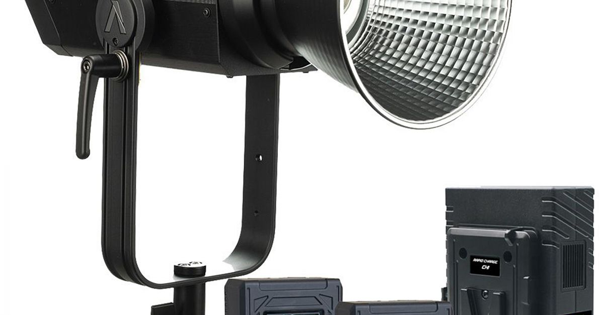 Aputure Light Storm 300X V Mount Kit with 2x Neo Core 150s Batteries ...